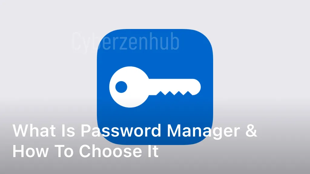 What is Password Manager & How to Choose It